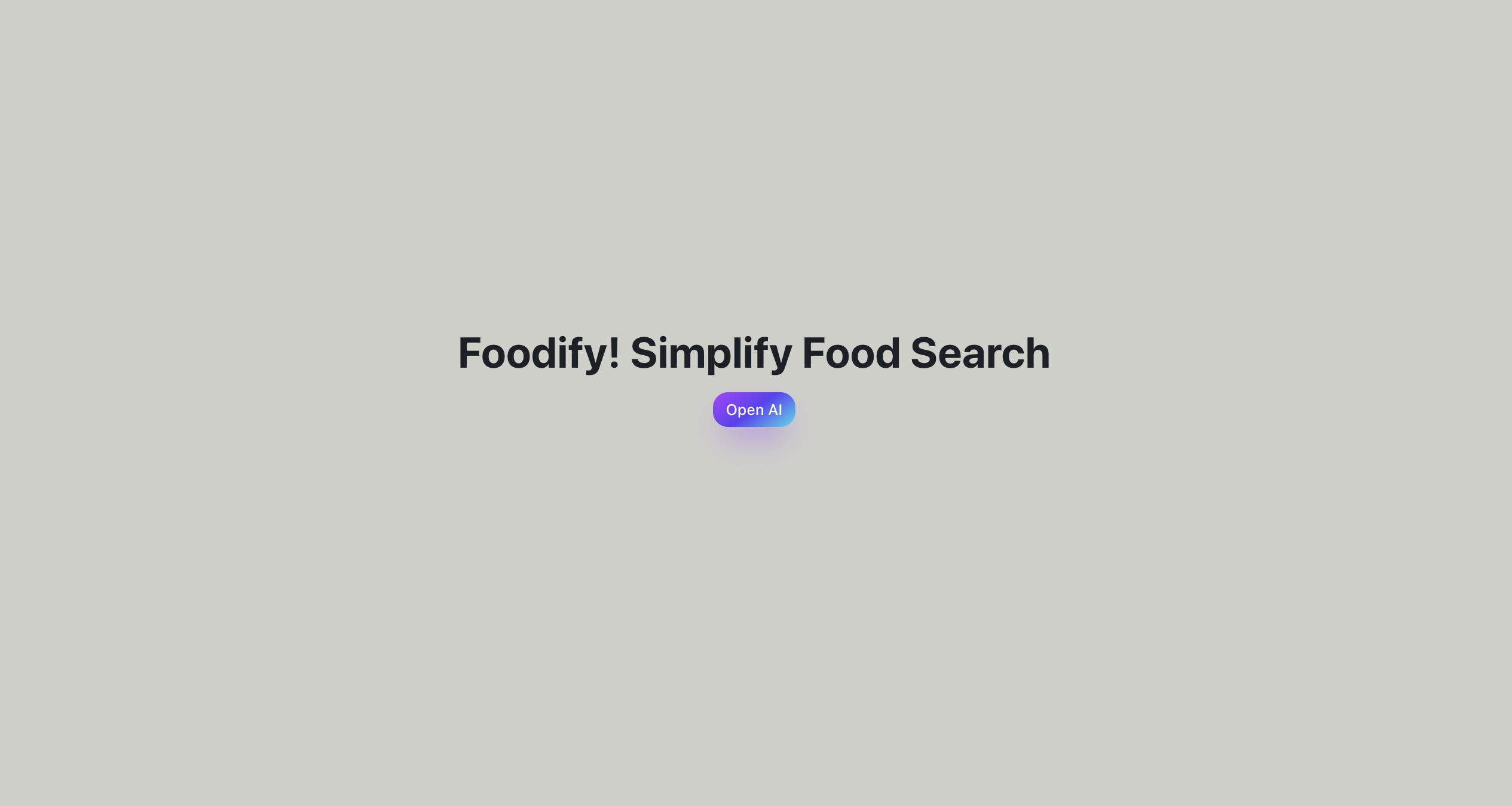 Foodify | Devpost