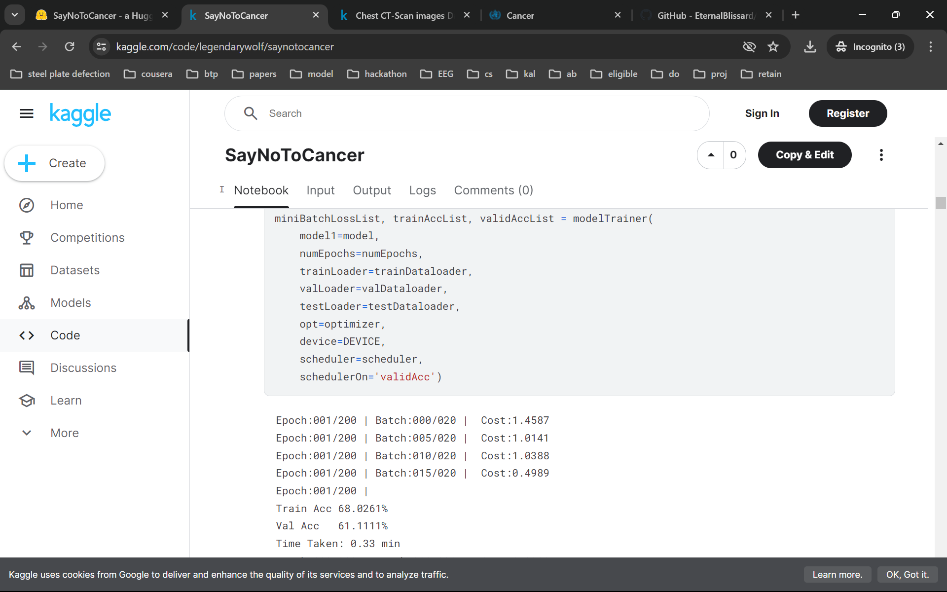 Cancer Detector For A Cancer Free World Devpost