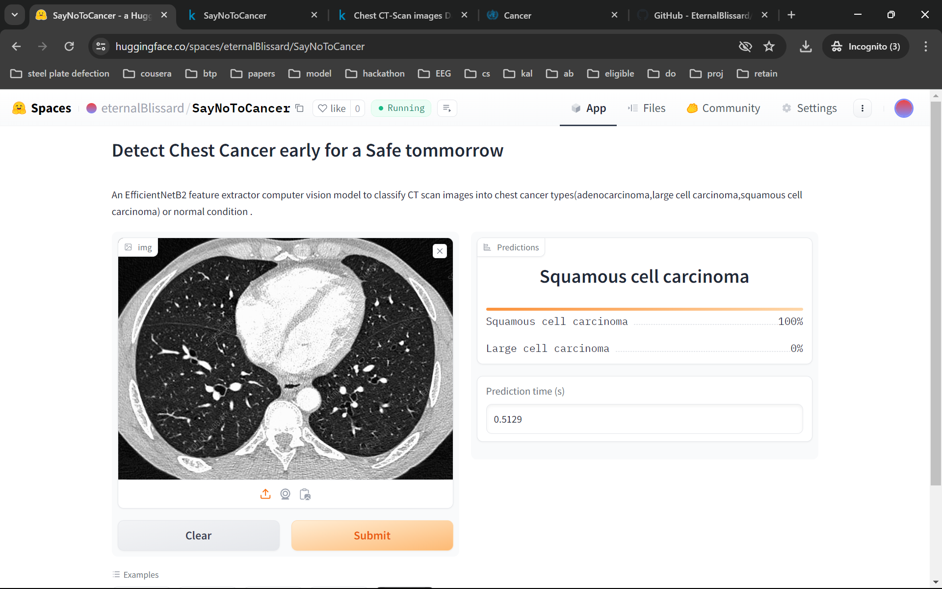 Cancer Detector For A Cancer Free World Devpost