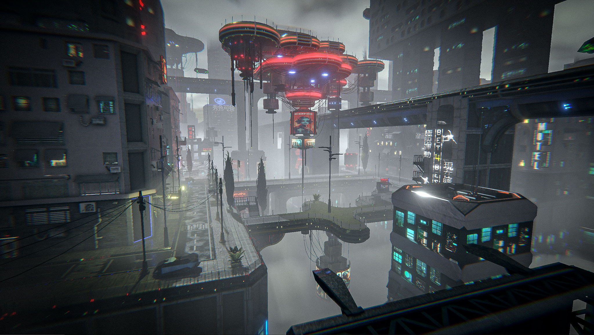 "Neon Drift: Cloudpunk Chronicles" XR/MR video-game | Devpost