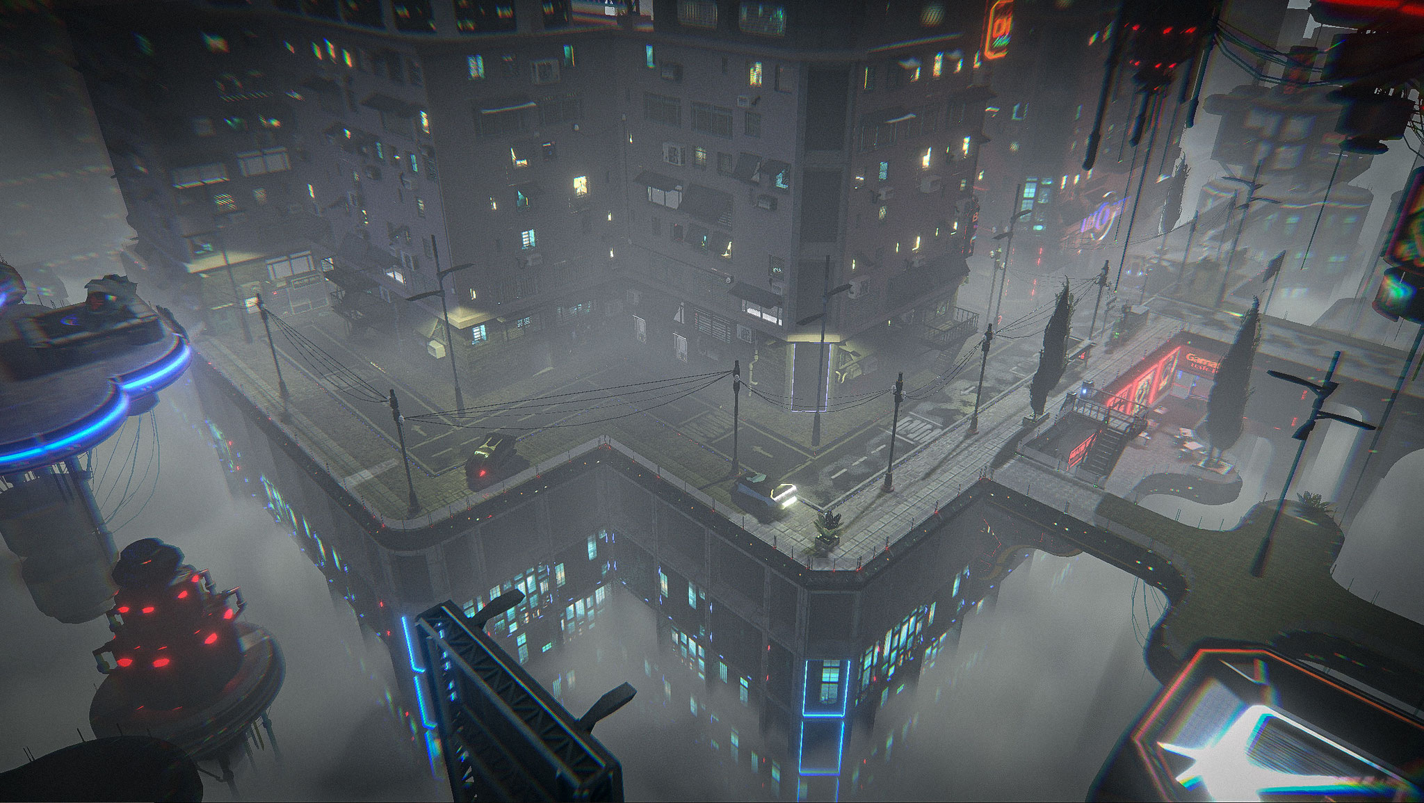 "Neon Drift: Cloudpunk Chronicles" XR/MR video-game | Devpost