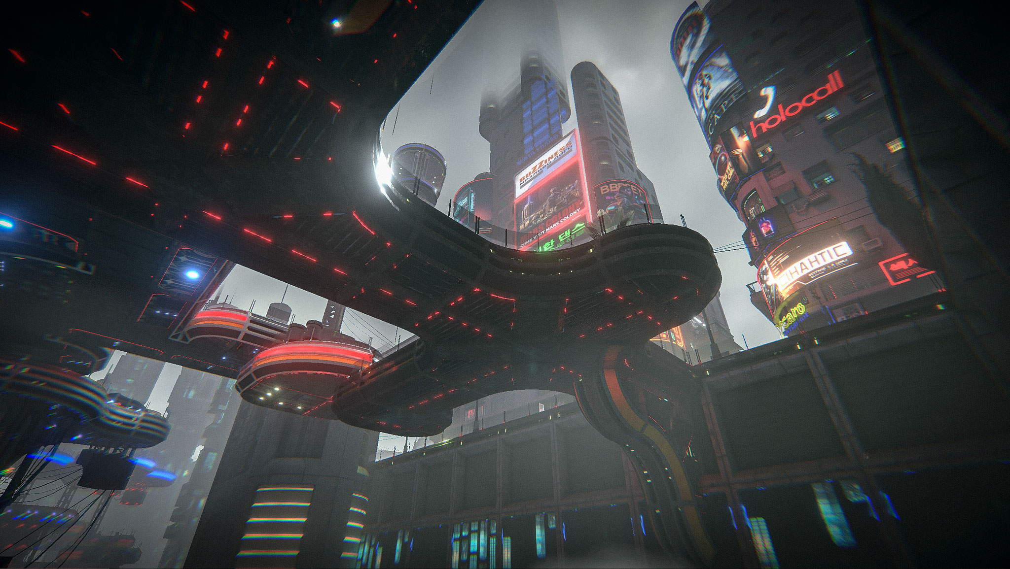 "Neon Drift: Cloudpunk Chronicles" XR/MR video-game | Devpost