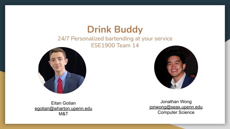 Drink Buddy | Devpost