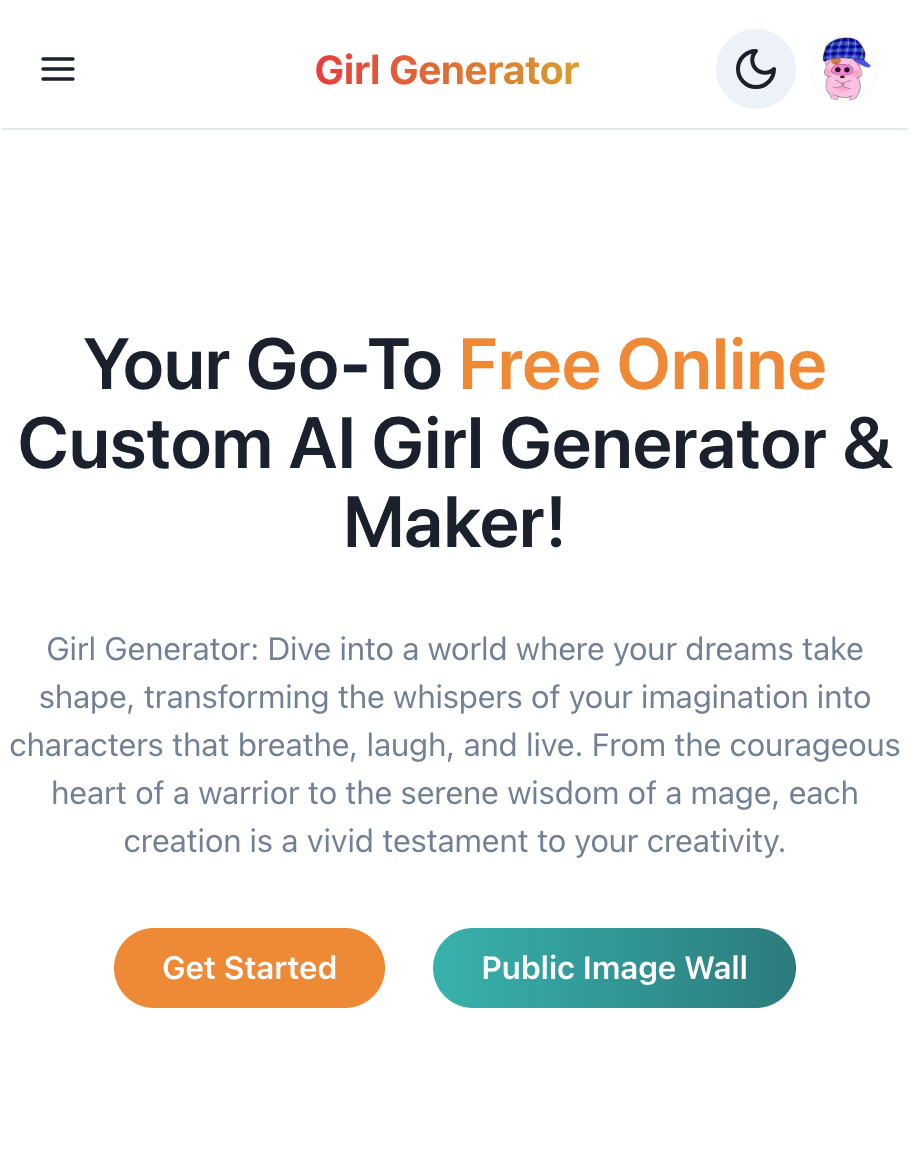 Girl Generator | Devpost