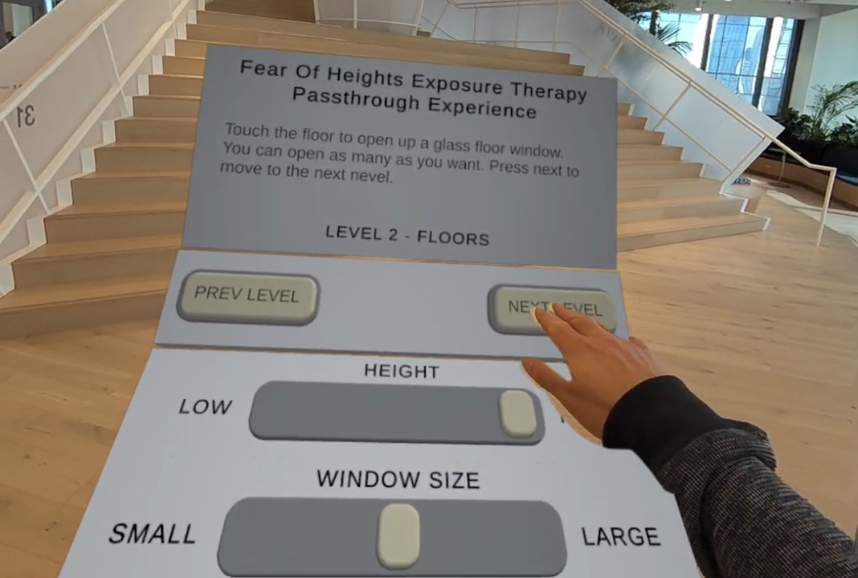 Fear of Heights Exposure Therapy Experience | Devpost