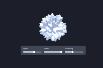 Interactive 3D Blob with Sliders | Devpost