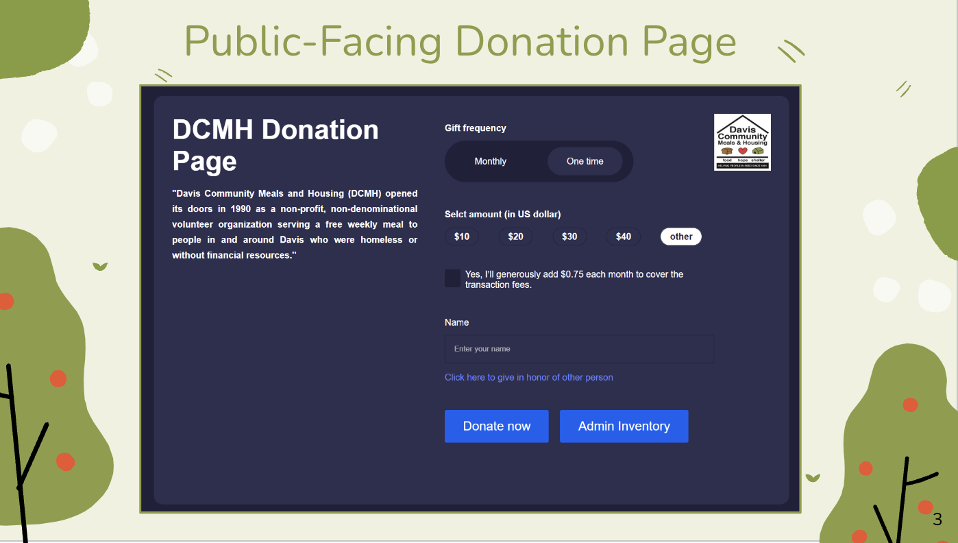 DCMH Donation & Inventory Project | Devpost