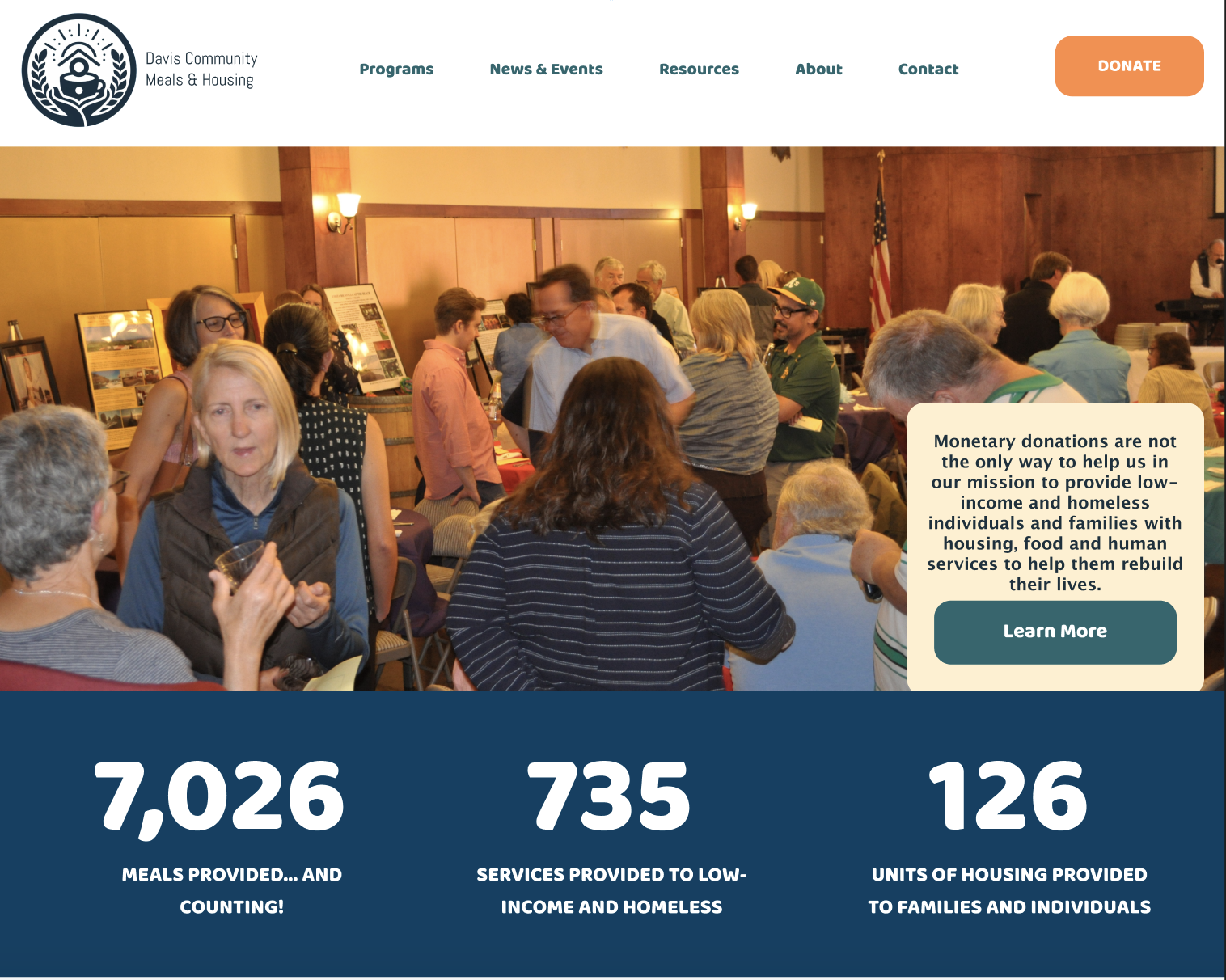 Davis Community Meals and Housing Redesign | Devpost