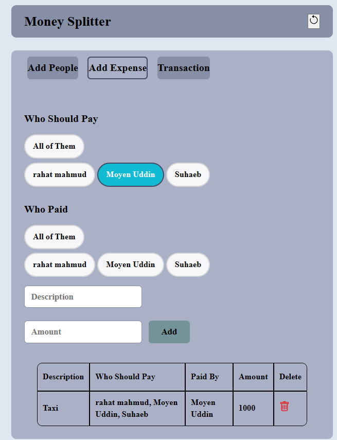 Money Splitter | Devpost