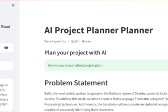 AI Project Planner | Devpost