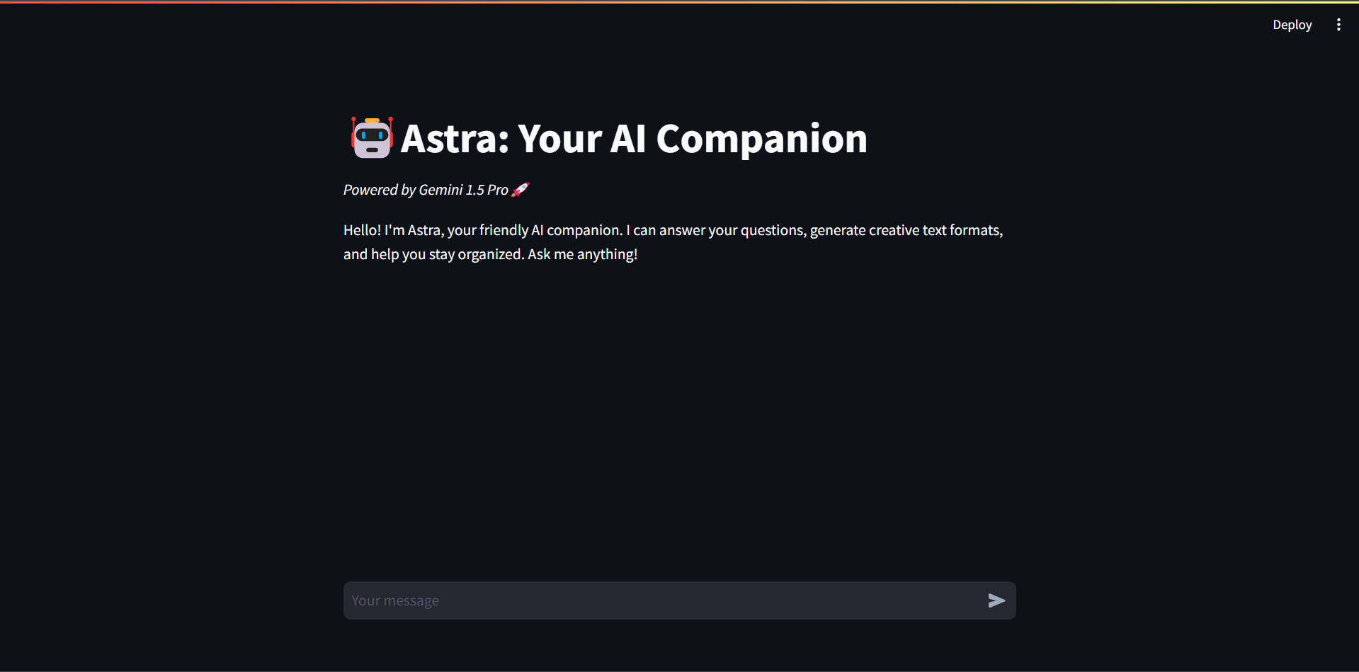 Astra: Your Personal AI Assistant | Devpost