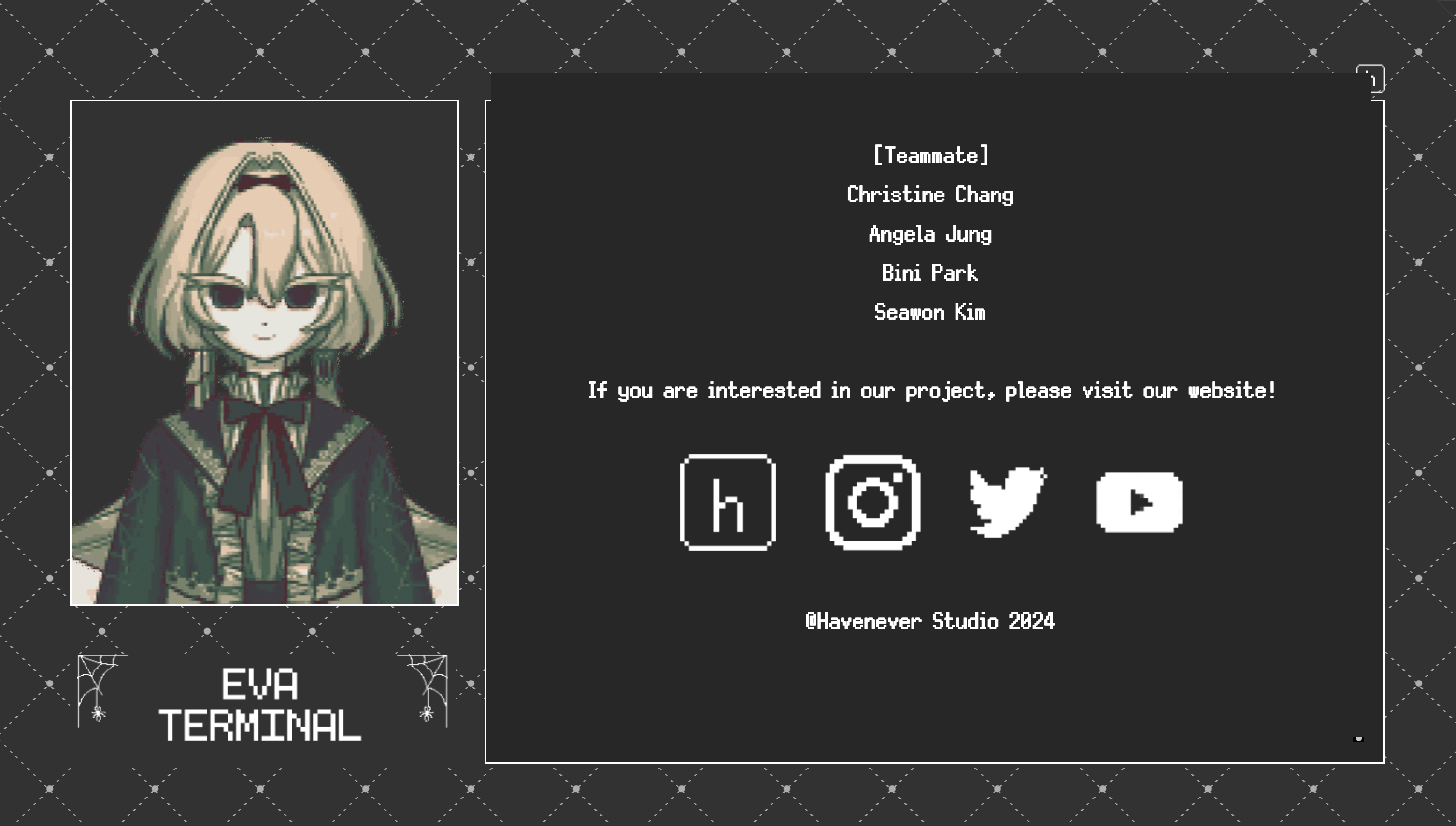 Spider Mansion - Eva Terminal | Devpost