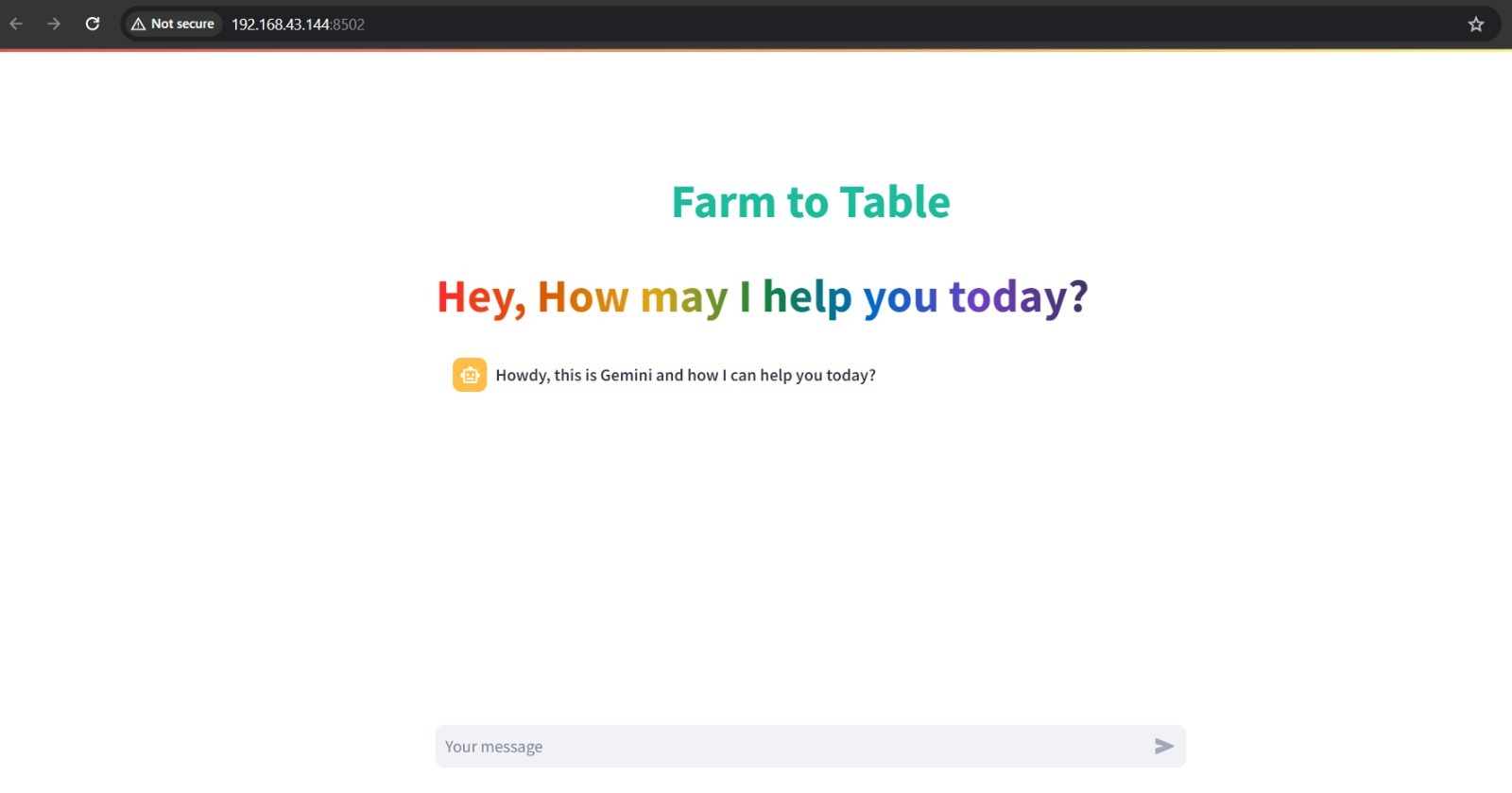 Farm to Table | Devpost