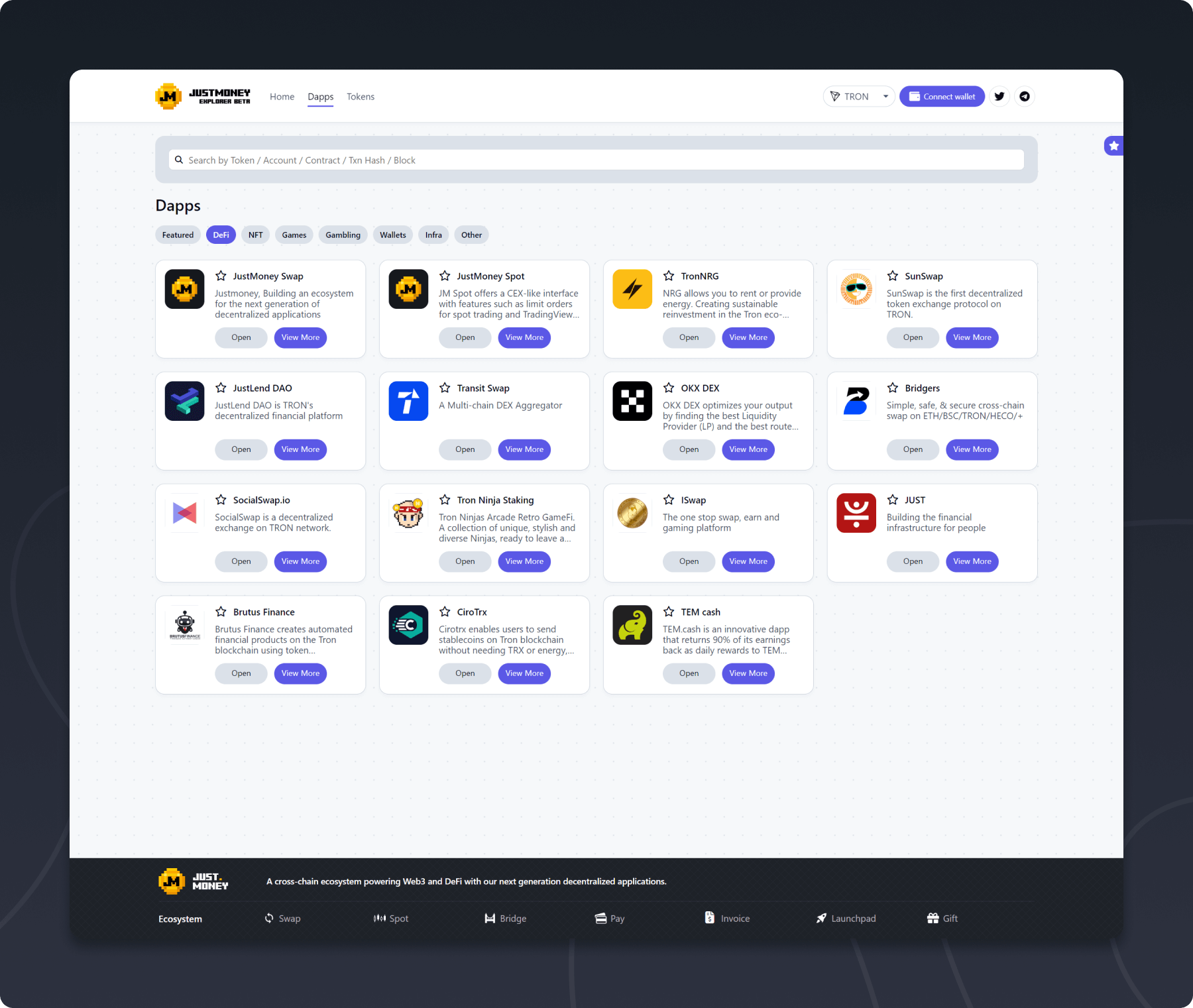 JustMoney Explorer | Devpost