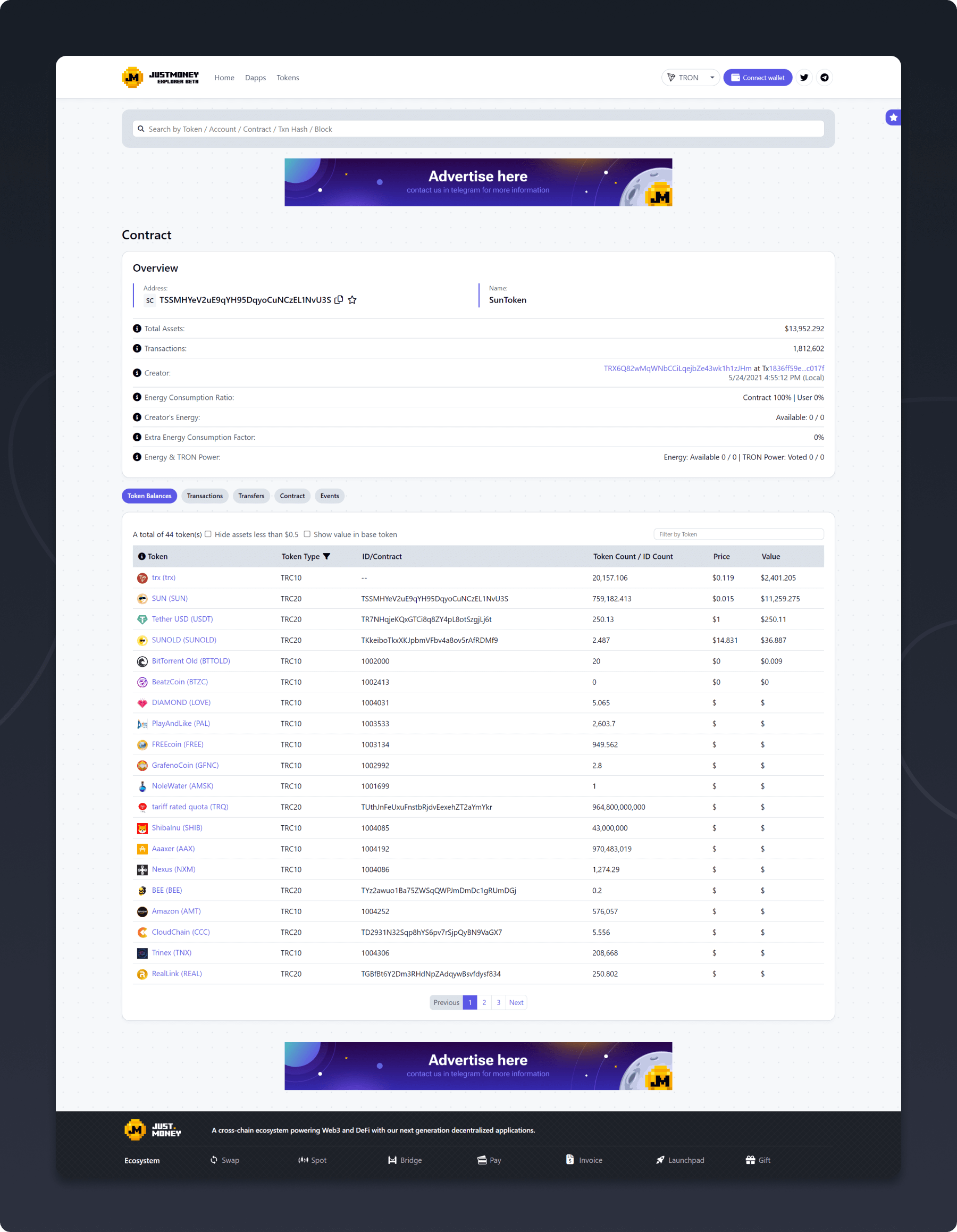 JustMoney Explorer | Devpost