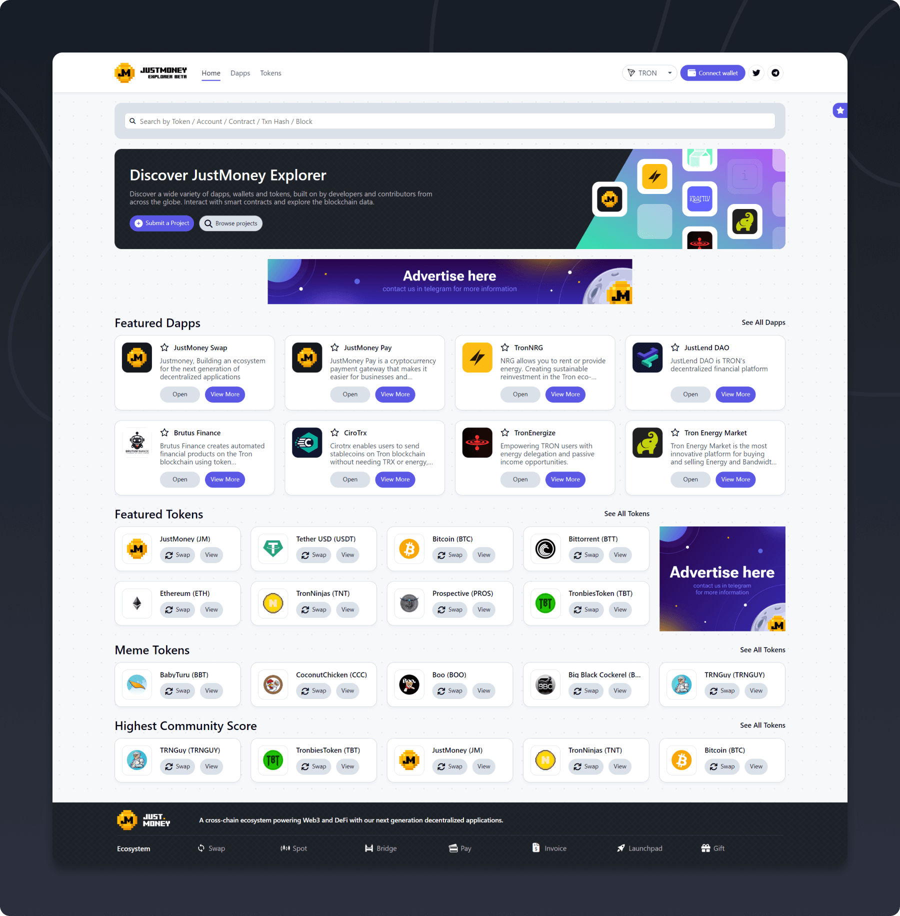 JustMoney Explorer | Devpost