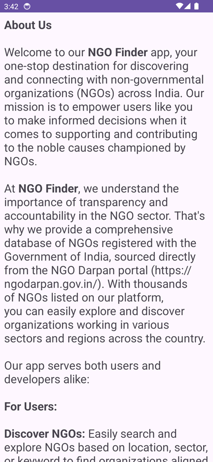 NGO Finder | Devpost