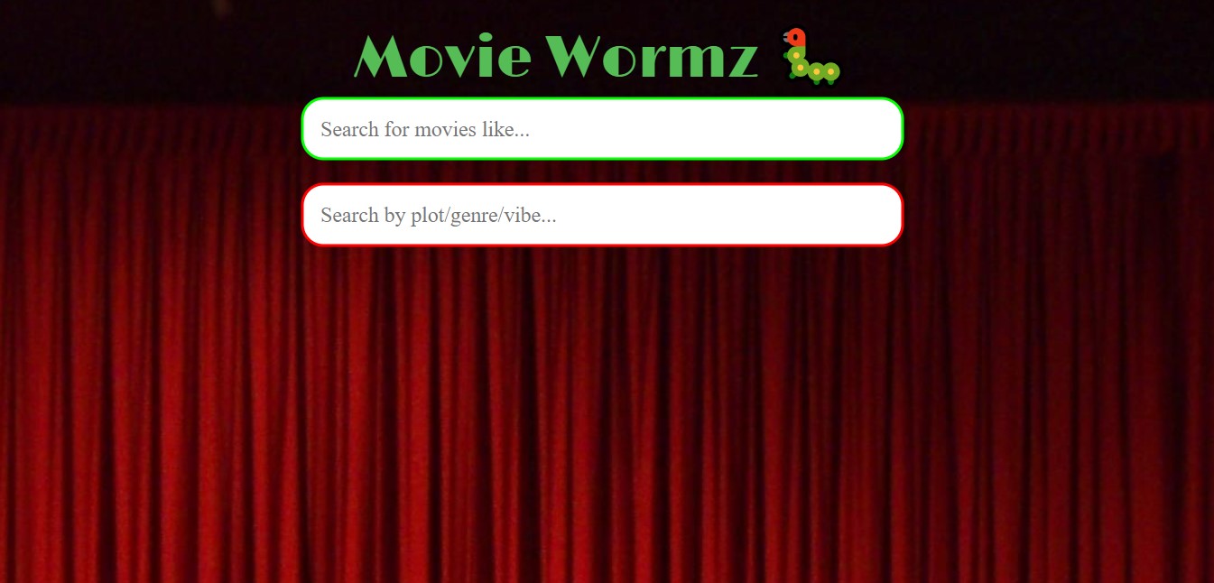 Movie Wormz | Devpost