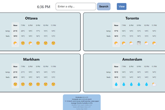 Detailed weather app | Devpost