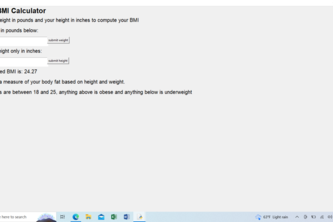 BMI Calculator | Devpost