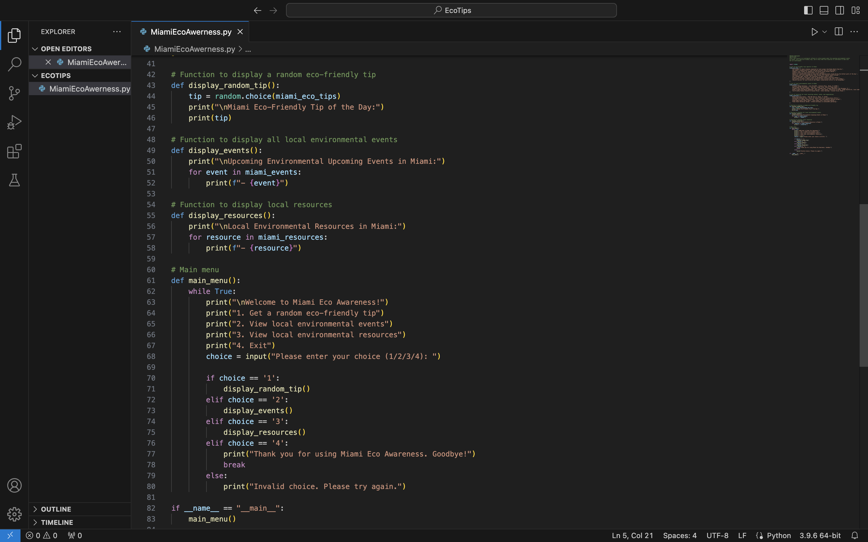 Miami Eco Awareness | Devpost