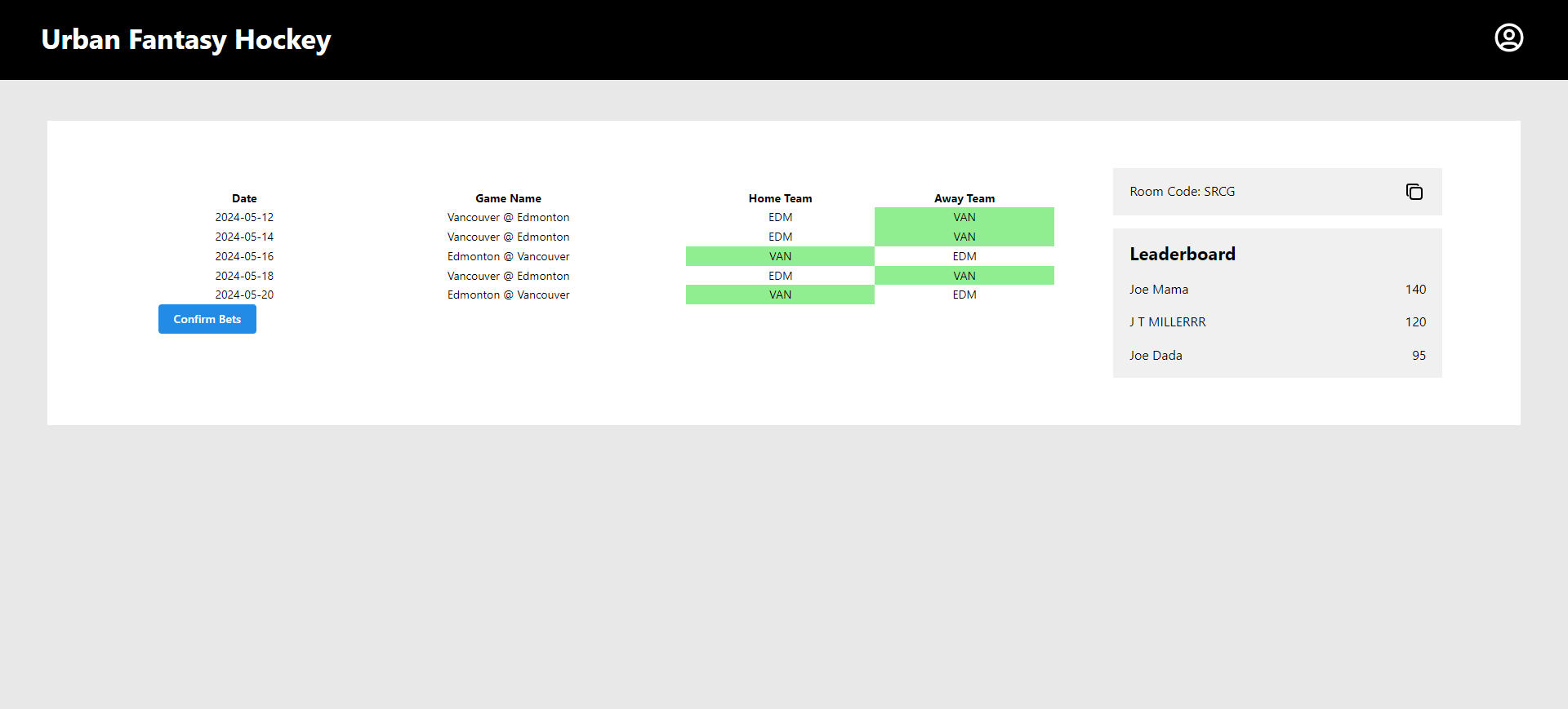 Urban Fantasy Hockey | Devpost