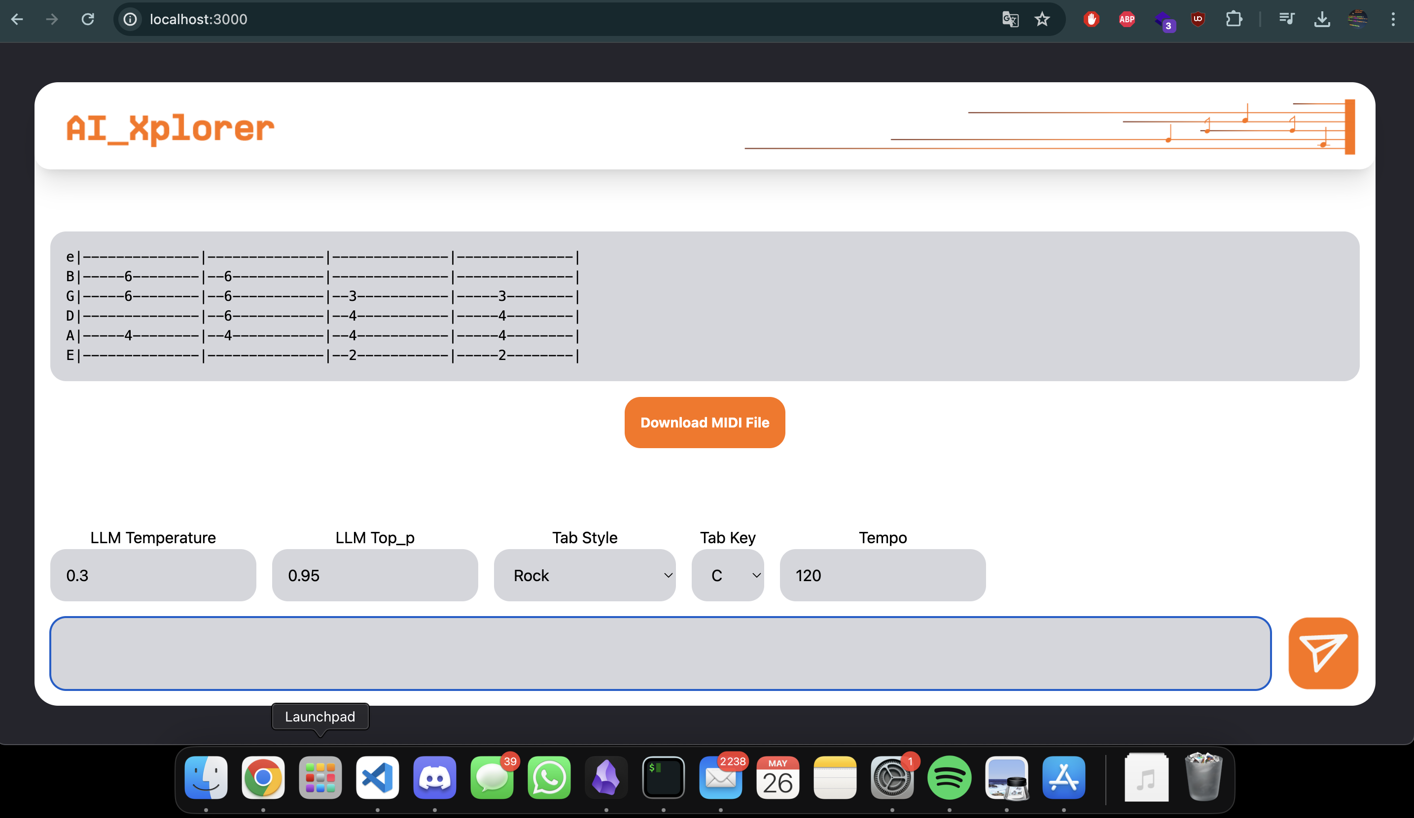Mistral guitar tabs generator | Devpost