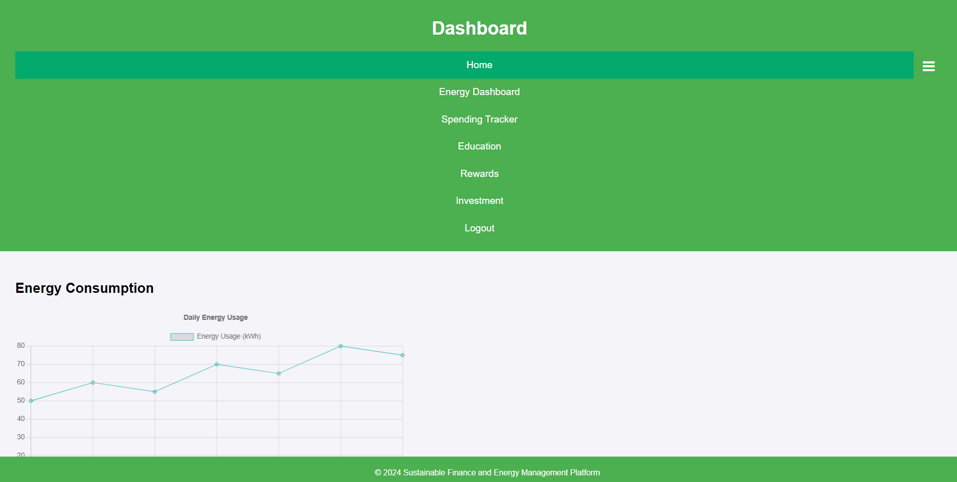 Sustainable Finance and Energy Management Platform | Devpost