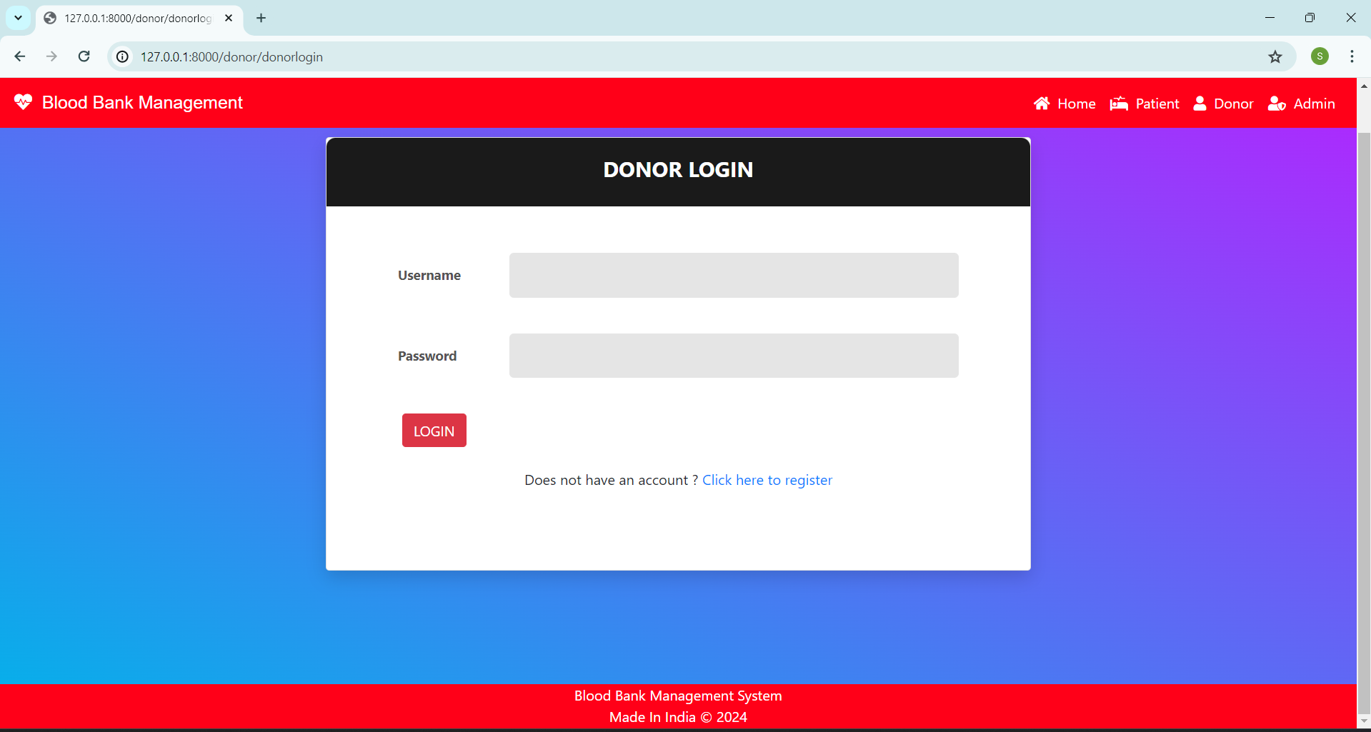 Blood Bank Manager | Devpost