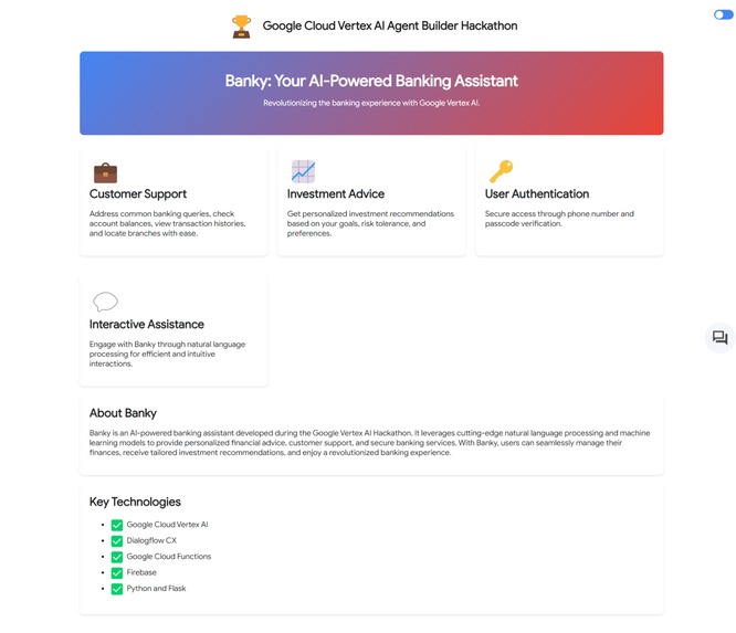 Banky: Your AI-Powered Banking Assistant | Devpost