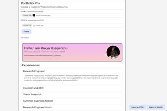 (OLD) PortfolioPro | Devpost