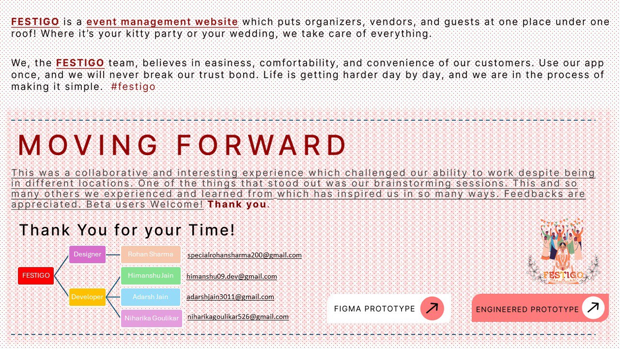 FESTIGO: "Simplify your event planning journey" | Devpost