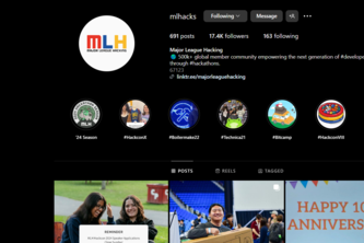 Followed MLH on Instagram | Devpost