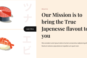 sushi website | Devpost