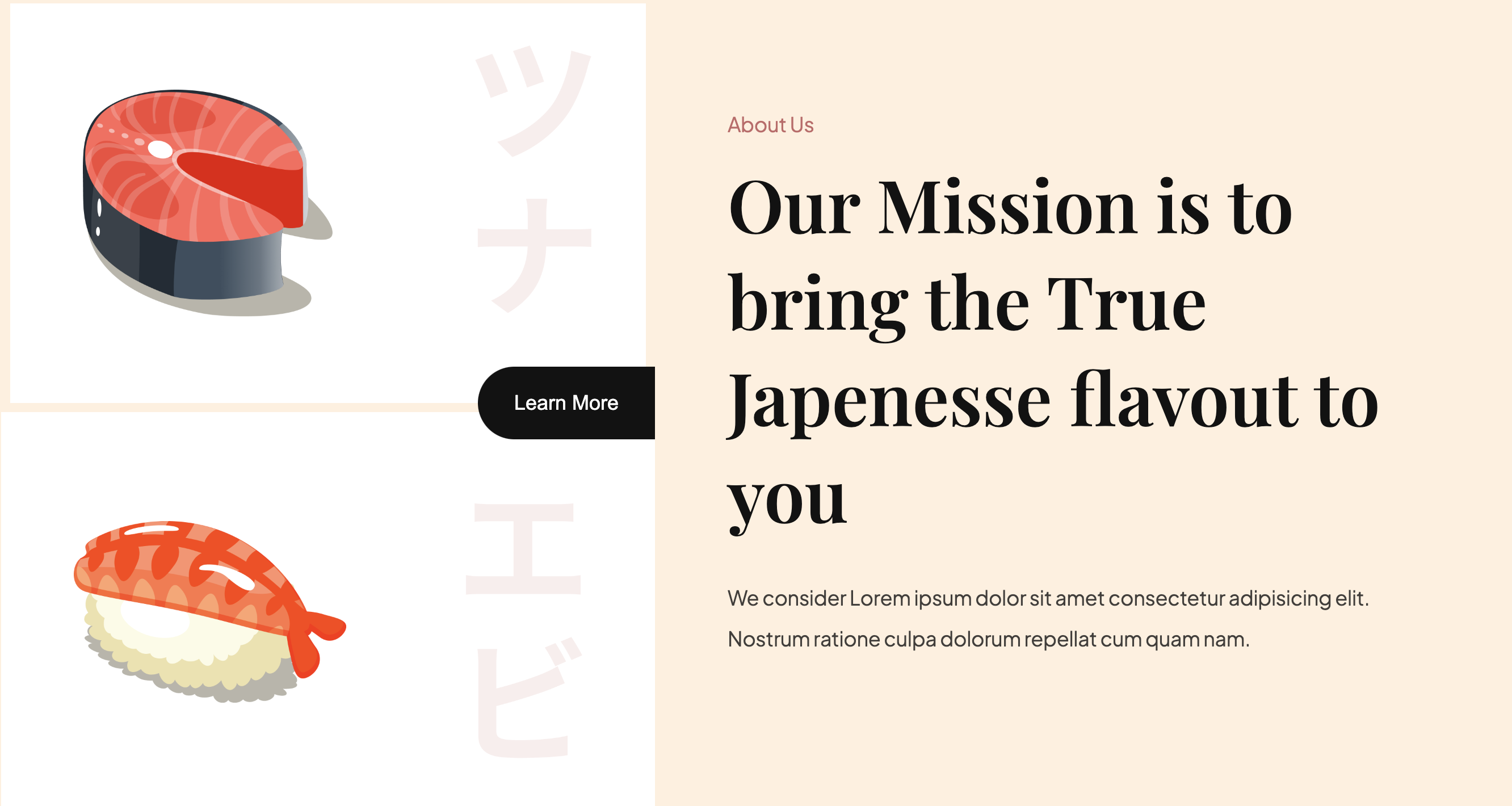 Sushi Website Devpost