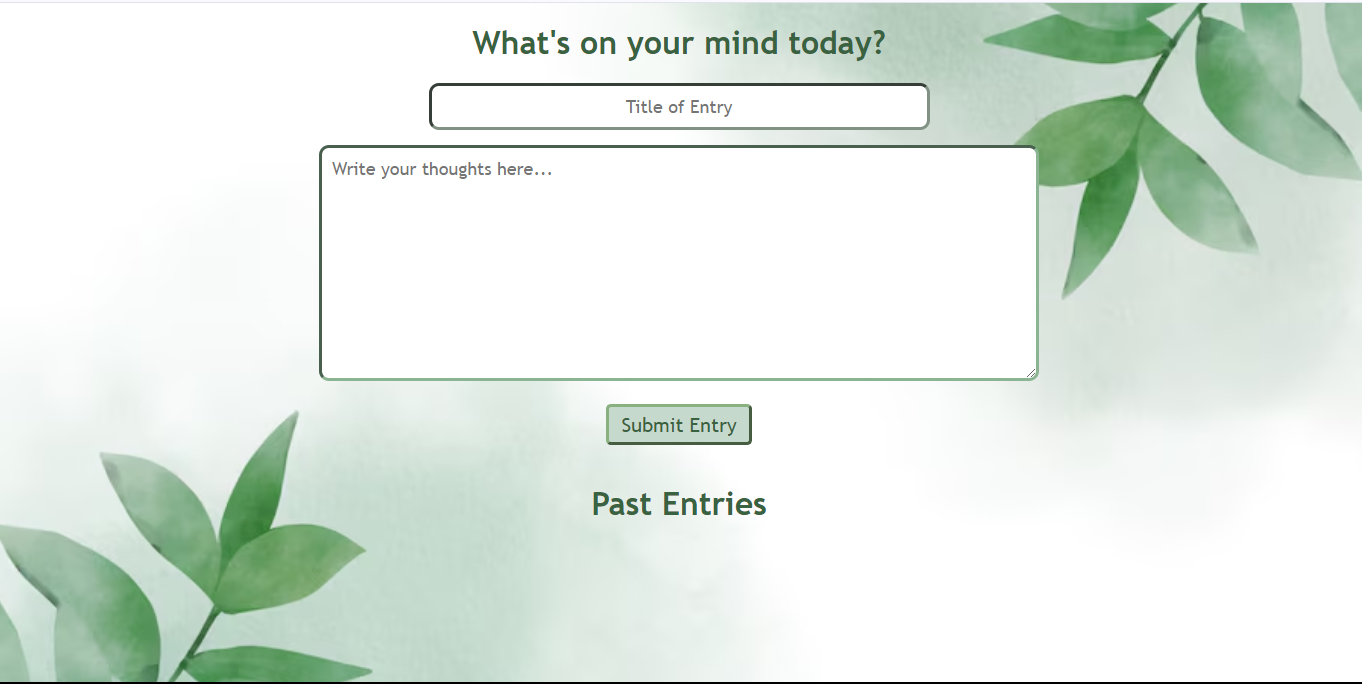 Wellness Journal | Devpost