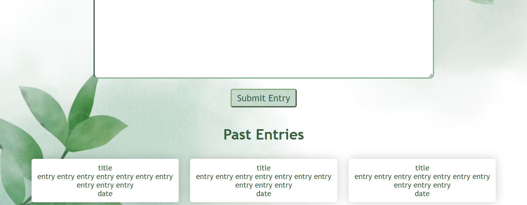 Wellness Journal Devpost