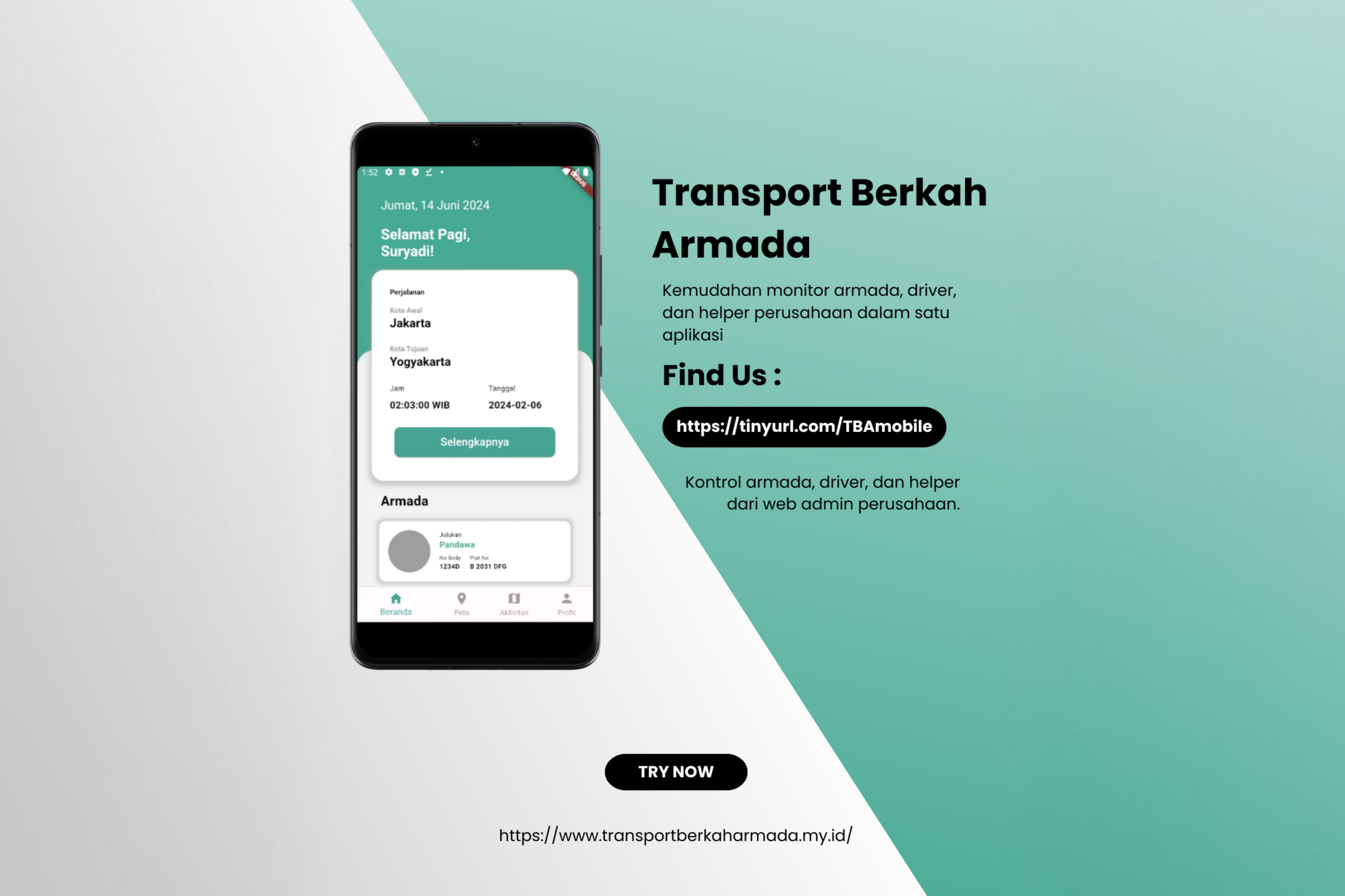 SE4501_Transport Berkah Armada | Devpost