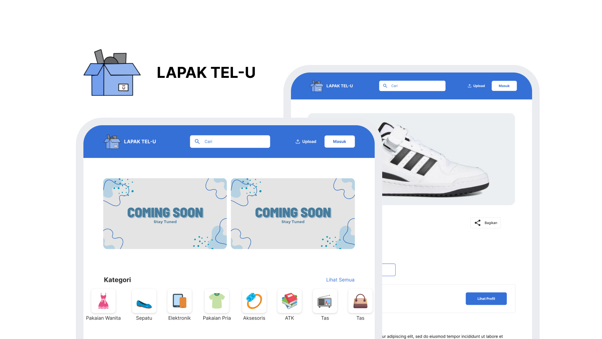 SE4503-Website Lapak Tel-U | Devpost