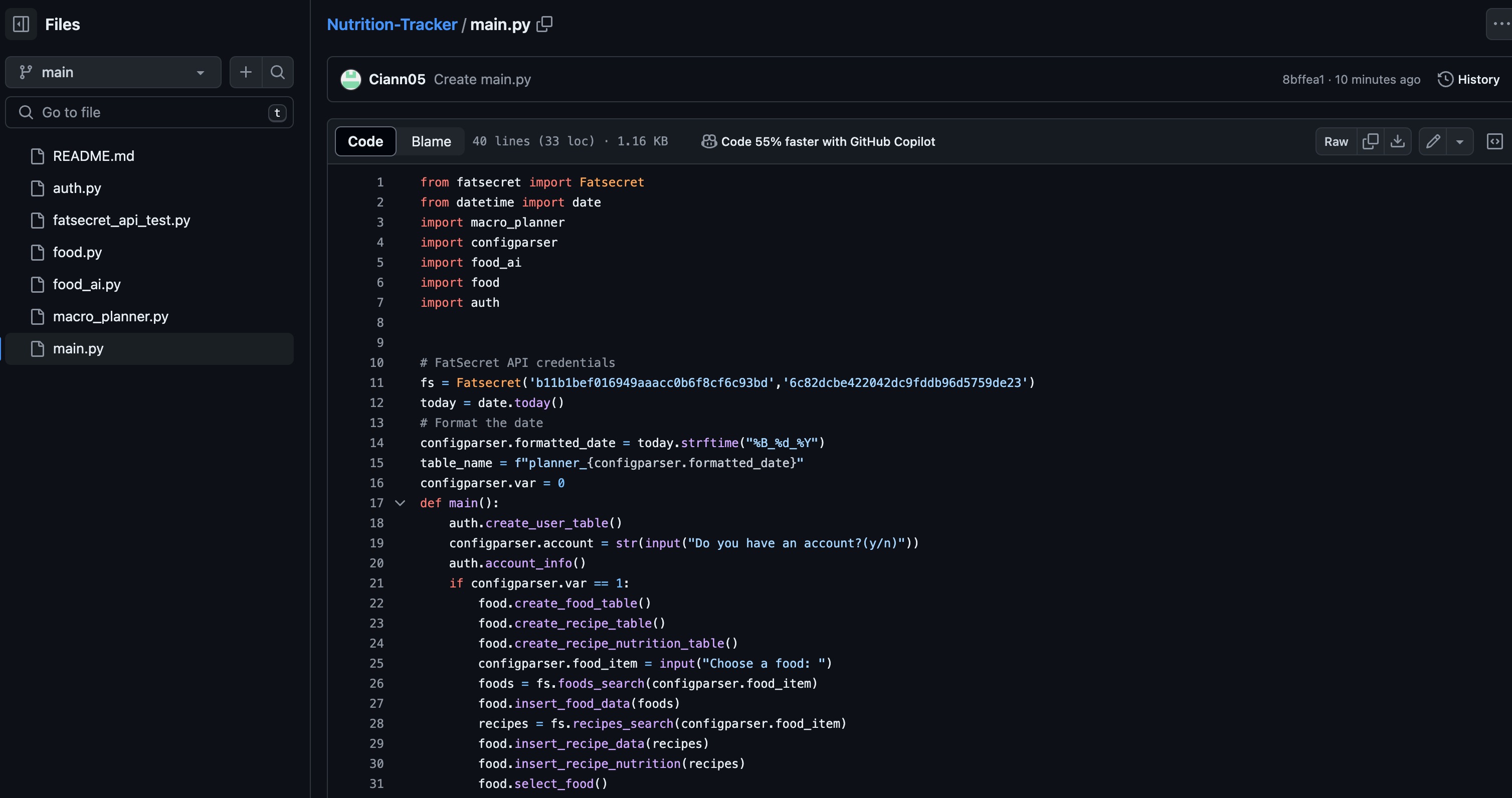 Nutrition Tracker | Devpost