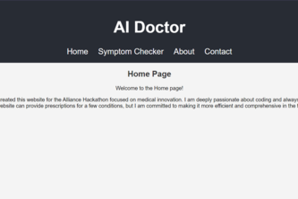 AI doctor | Devpost