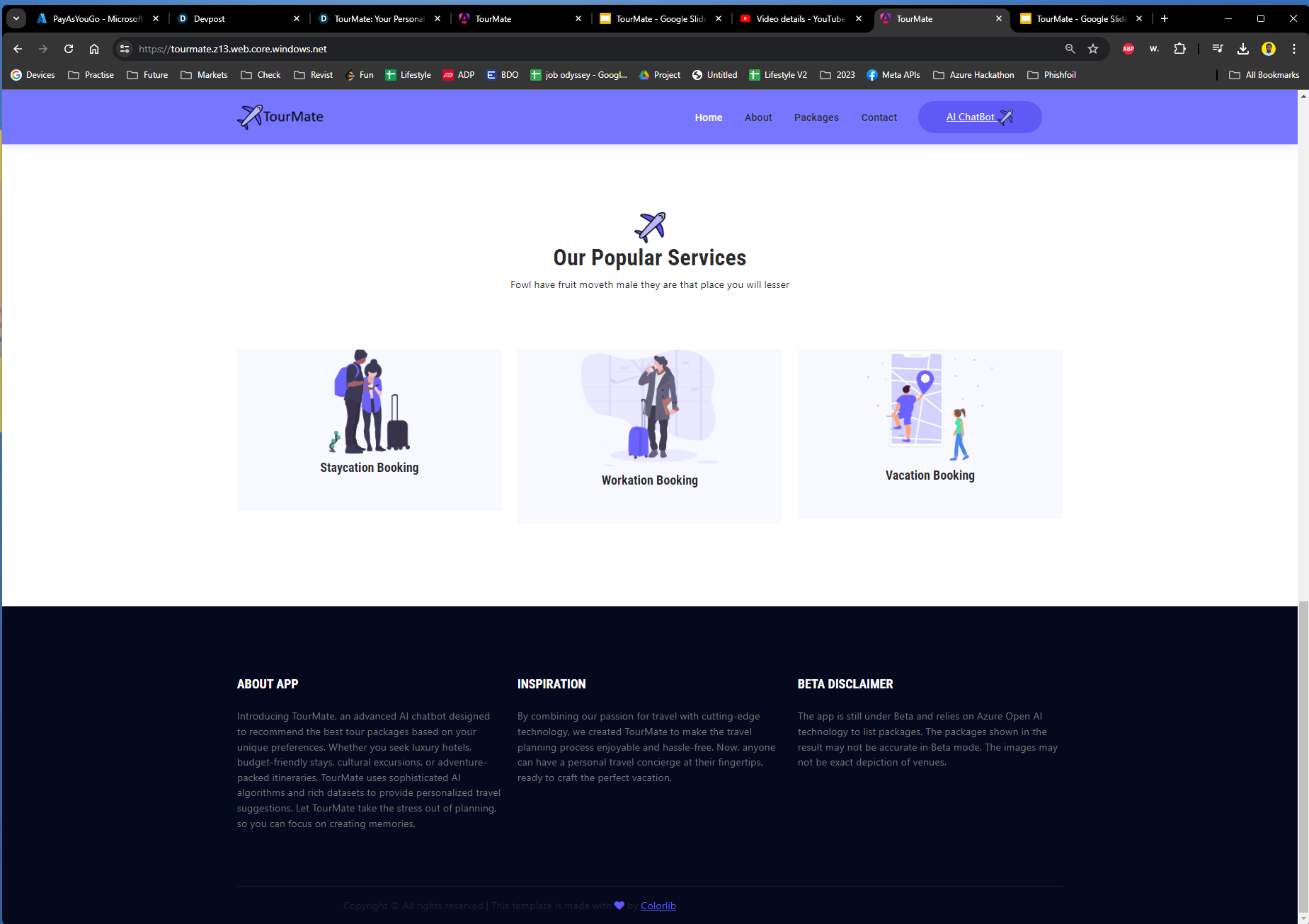 TourMate: Your Personal AI Travel Concierge | Devpost