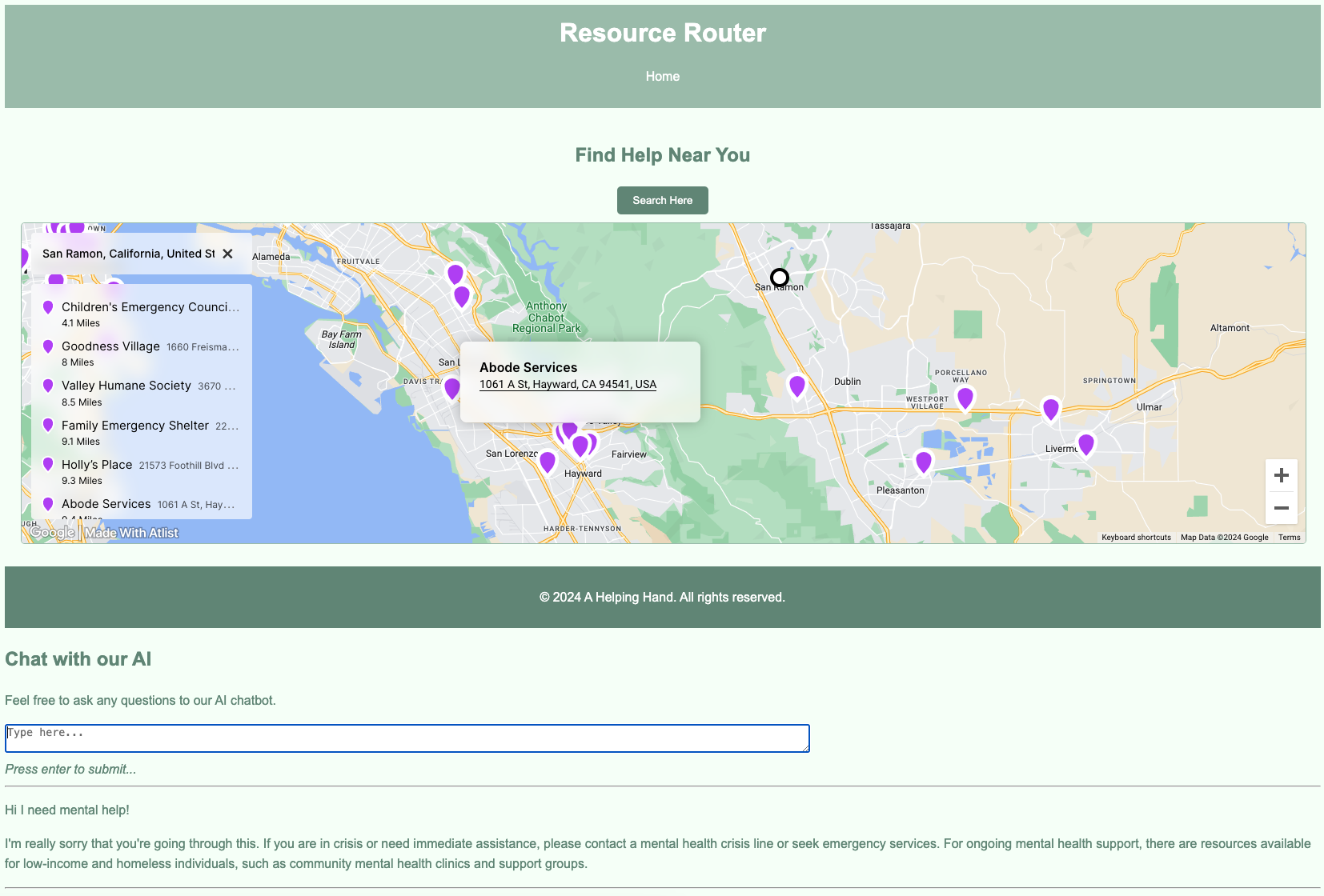 Resource Router Devpost