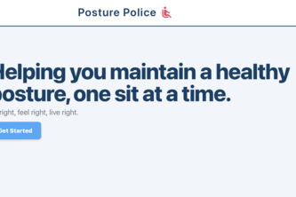 Posture Police | Devpost