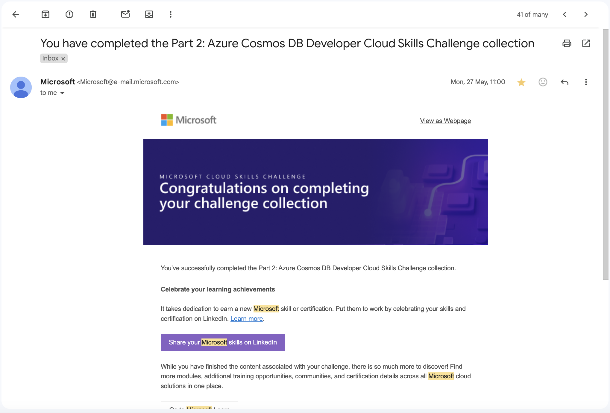 Microsoft AI Learning Hackathon | Devpost