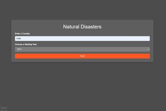 Forecasting natural disasters in the long term | Devpost