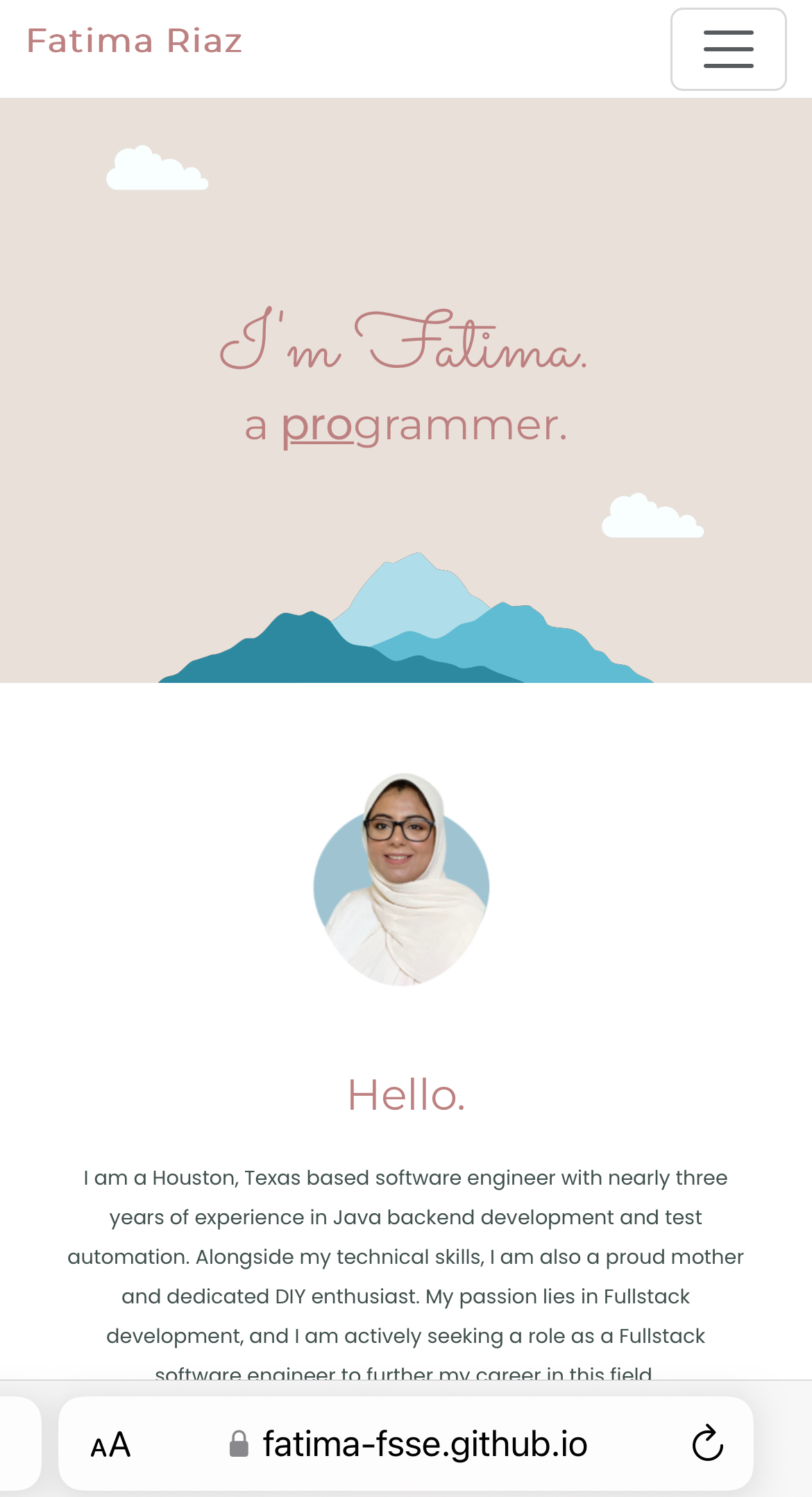 Personal Portfolio | Devpost