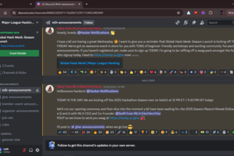 Join discord community | Devpost