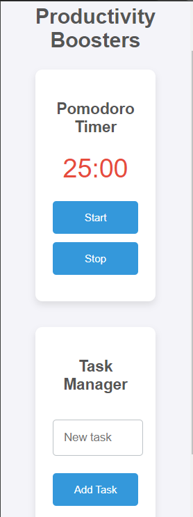 Productivity Booster | Devpost