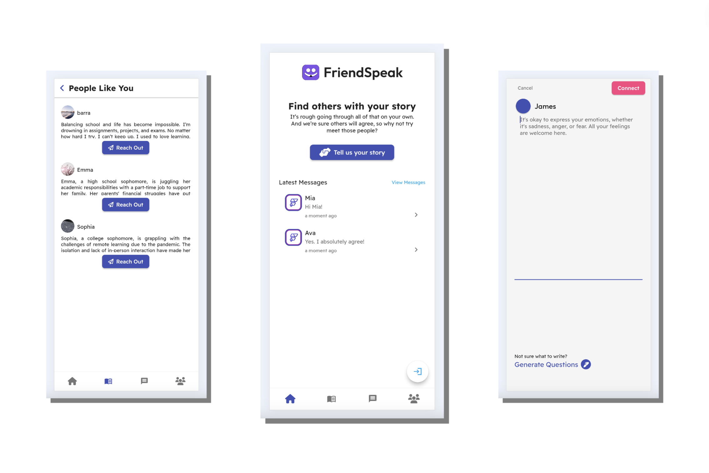 FriendSpeak: Foster Meaningful Connections | Devpost